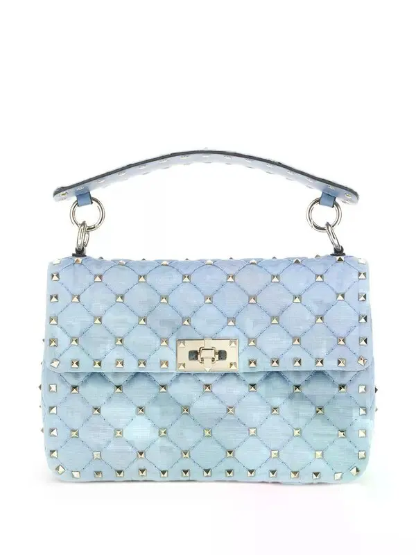 Valentino Garavani Rockstud Spike Shoulder Bag - Blue