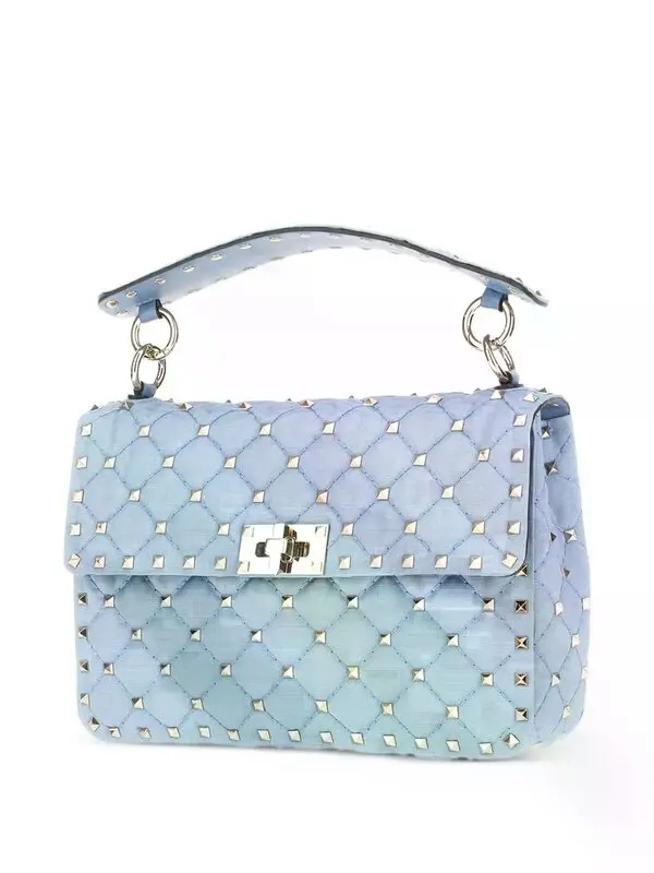Valentino Garavani Rockstud Spike Shoulder Bag - Blue