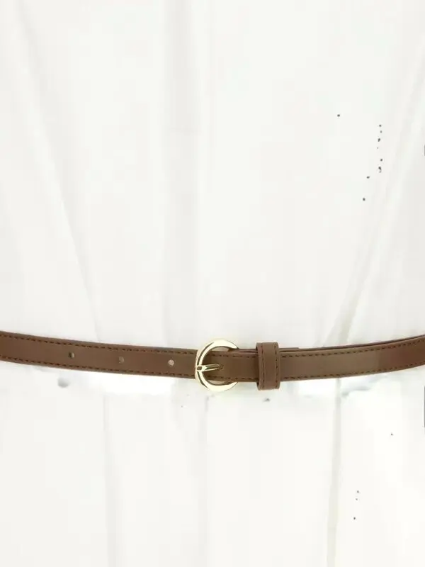 Max Mara Belted Halterneck Maxi Dress
