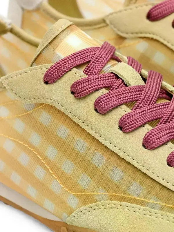 HOFF Bridge Gingham-pattern Panelled Sneakers