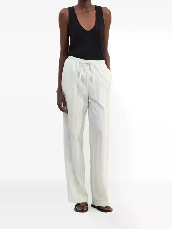 Loulou De Saison Macao Striped Drawstring Trousers