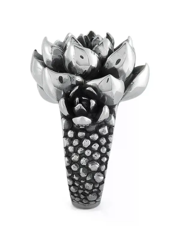 KING BABY STUDIO Tone Blue Star Succulent Cluster Ring