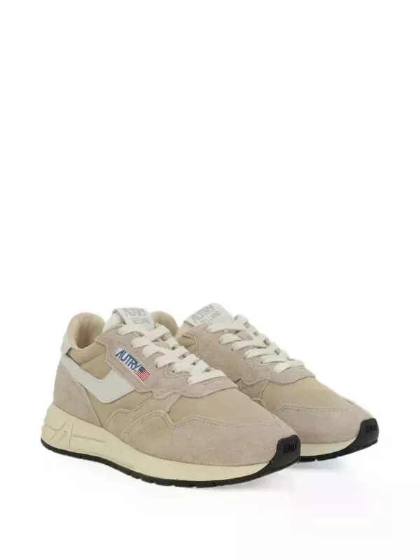 AUTRY Suede-panelled Low-top Sneakers