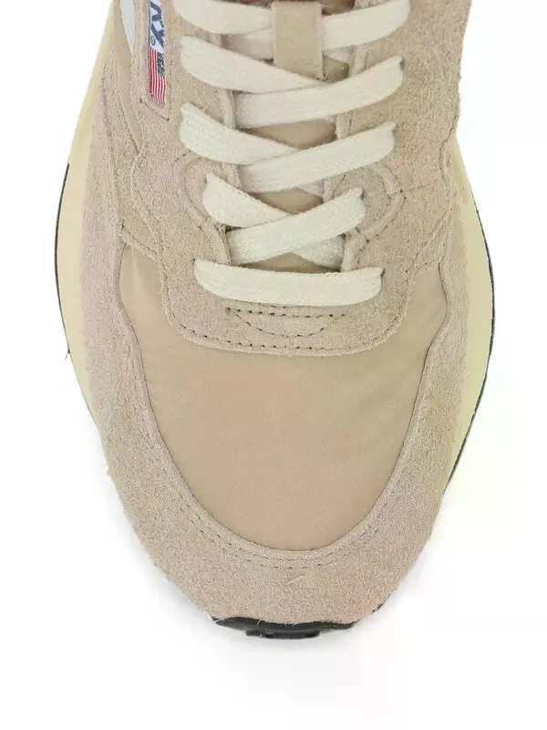 AUTRY Suede-panelled Low-top Sneakers