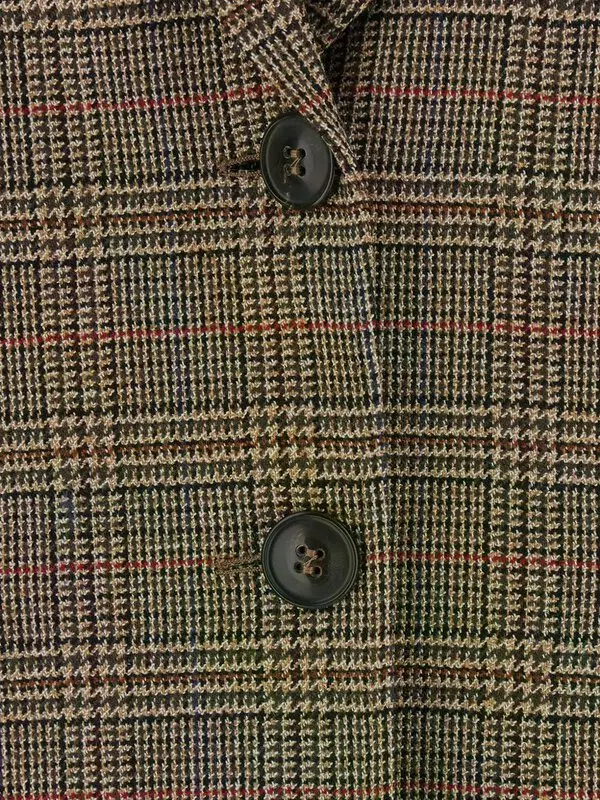 Max Mara Check-pattern Single-breasted Blazer