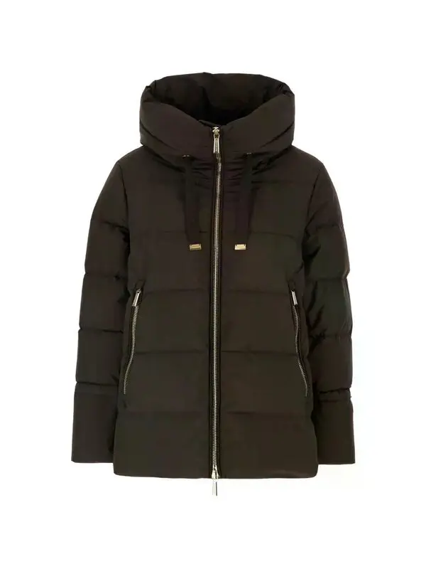 MOORER Gadia-stp Quilted Hooded Jacket