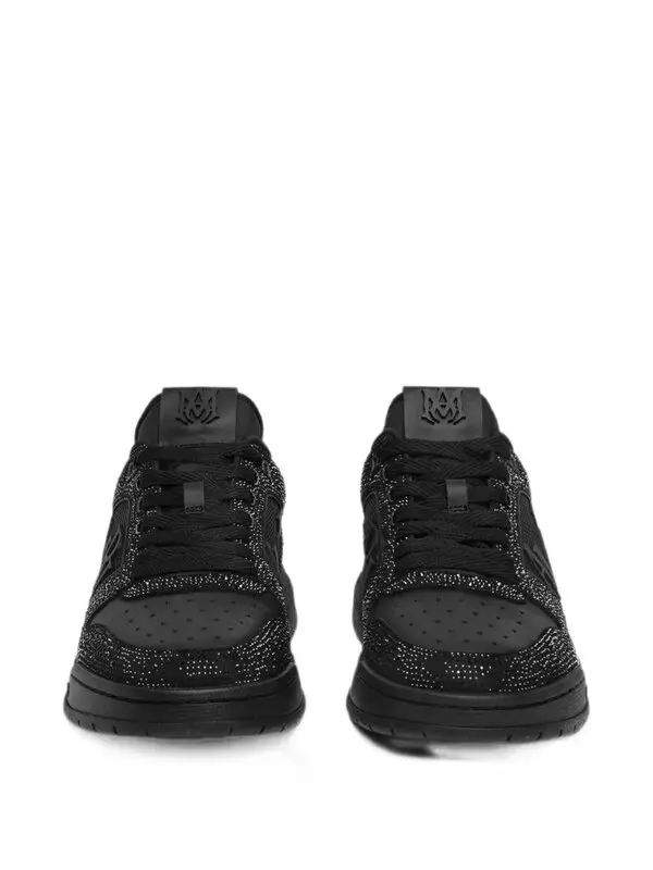 Amiri Crystal-embellished Logo-patch Sneakers
