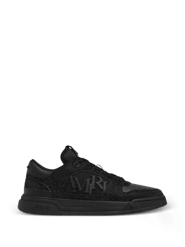 Amiri Crystal-embellished Logo Patch Sneakers
