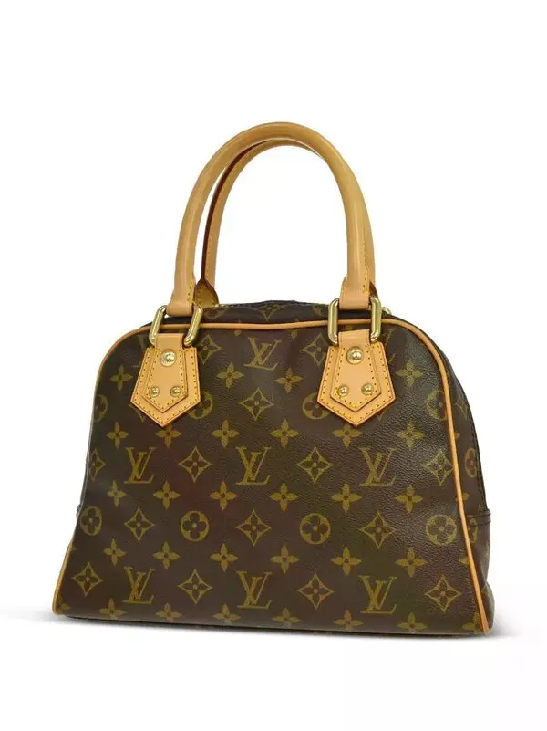 LOUIS VUITTON Monogram Manhattan Tote Bag - Brown