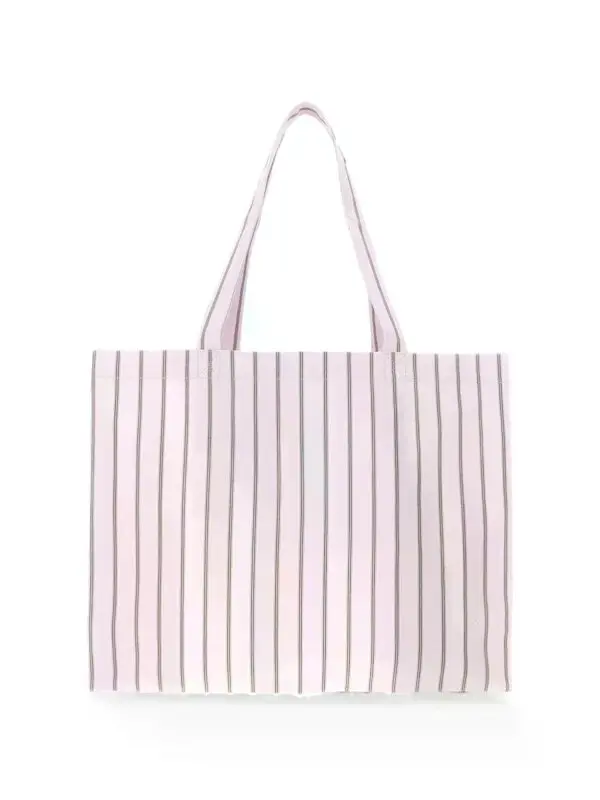 A.p.c. Diane Logo-print Striped Tote Bag
