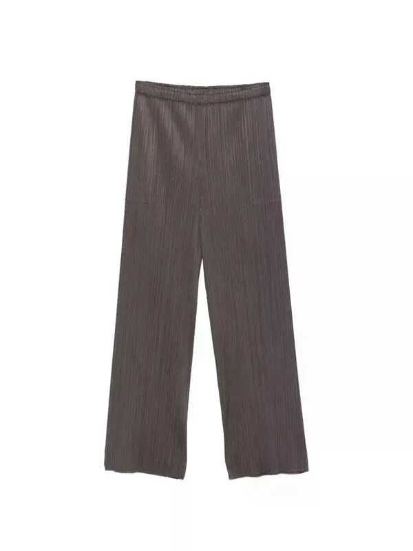 Issey Miyake June" Pleated Trousers - Grey