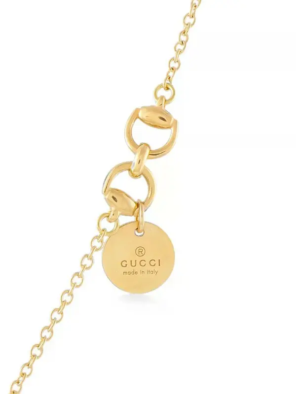 Gucci Horsebit Smoky-quartz Necklace