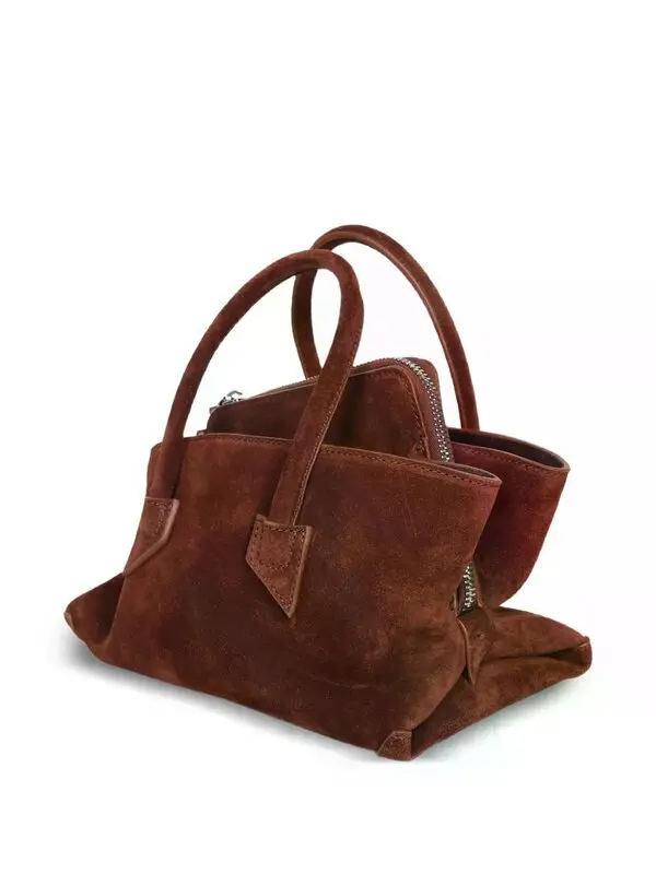 Attico Mini La Passeggiata Suede Handbag