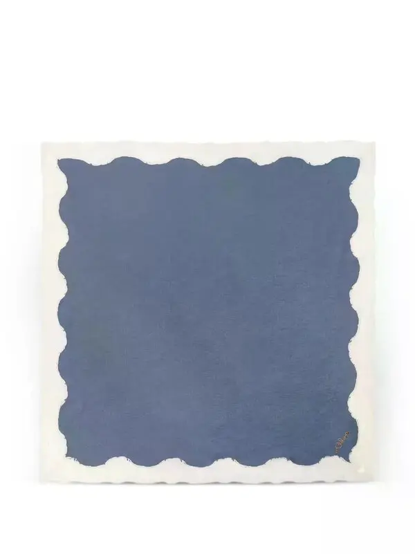 Chloé Scalloped-edge Silk Scarf