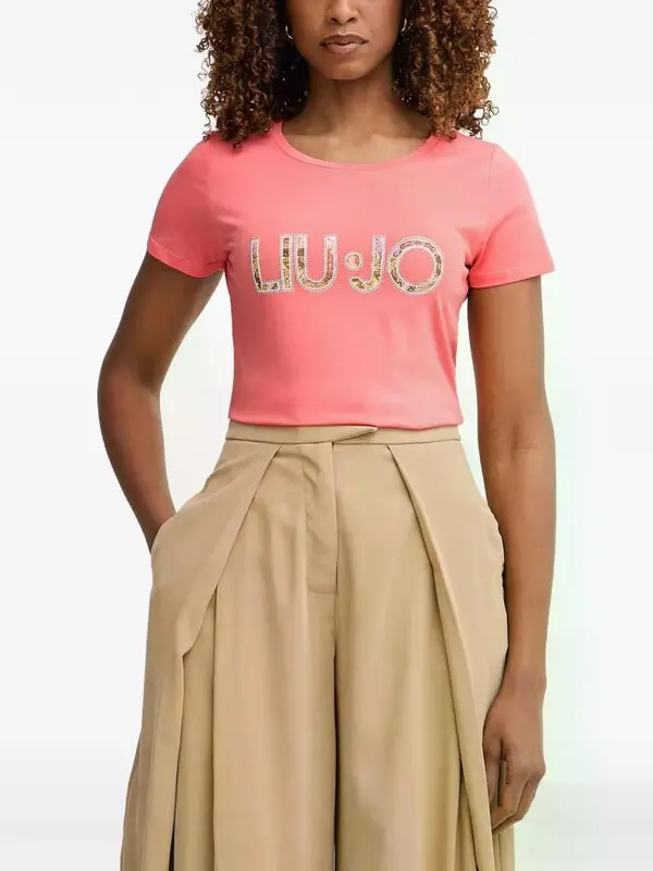 Liu Jo Rhinestone-embellished T-shirt