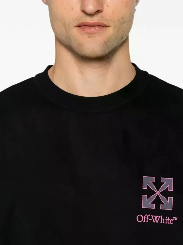 Off-White Arrows Logo-print Cotton T-shirt