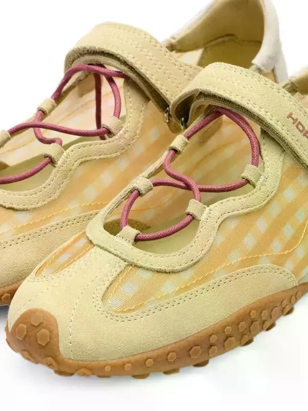 HOFF Bridge Gingham-pattern Touch-strap Sneakerinas