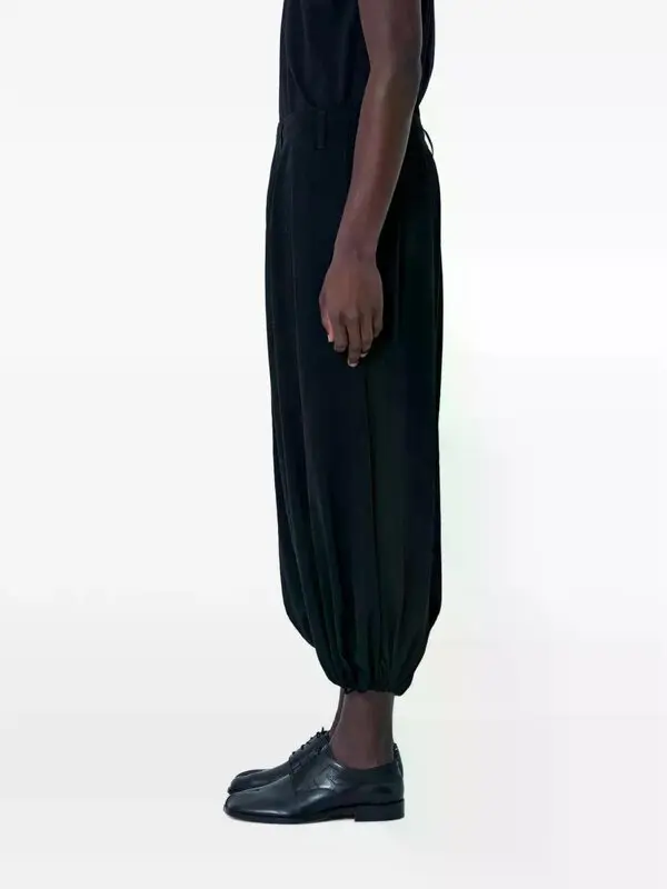Yohji Yamamoto Pleated Drop-crotch Trousers