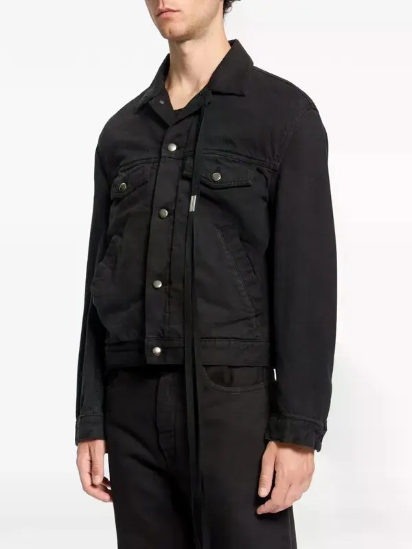 ANN DEMEULEMEESTER Cotton Long Sleeve Denim Jacket