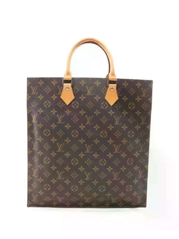 LOUIS VUITTON 1981 Sac Plat Monogram Tote Bag