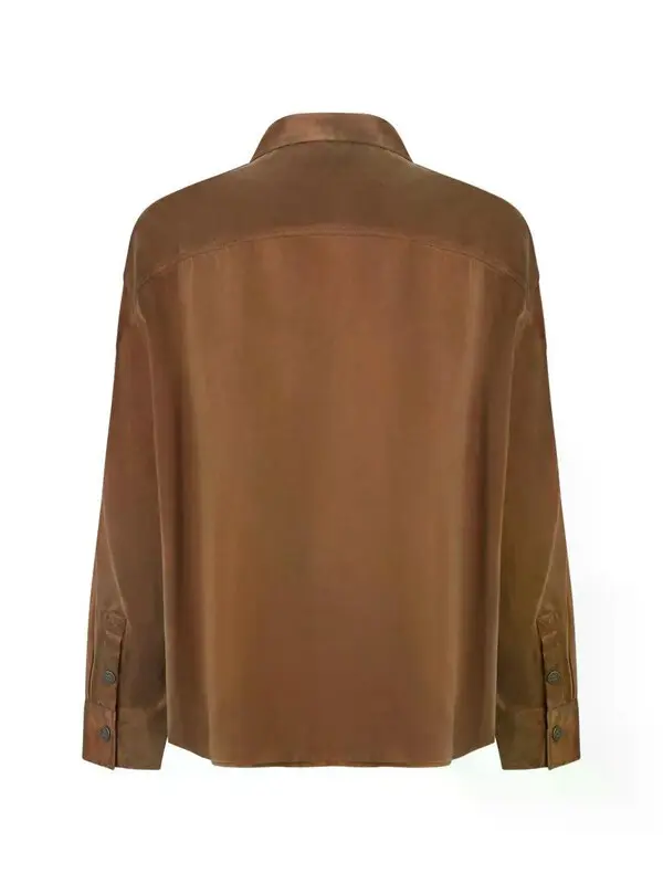 Pinko Logo-embroidered Button-up Shirt