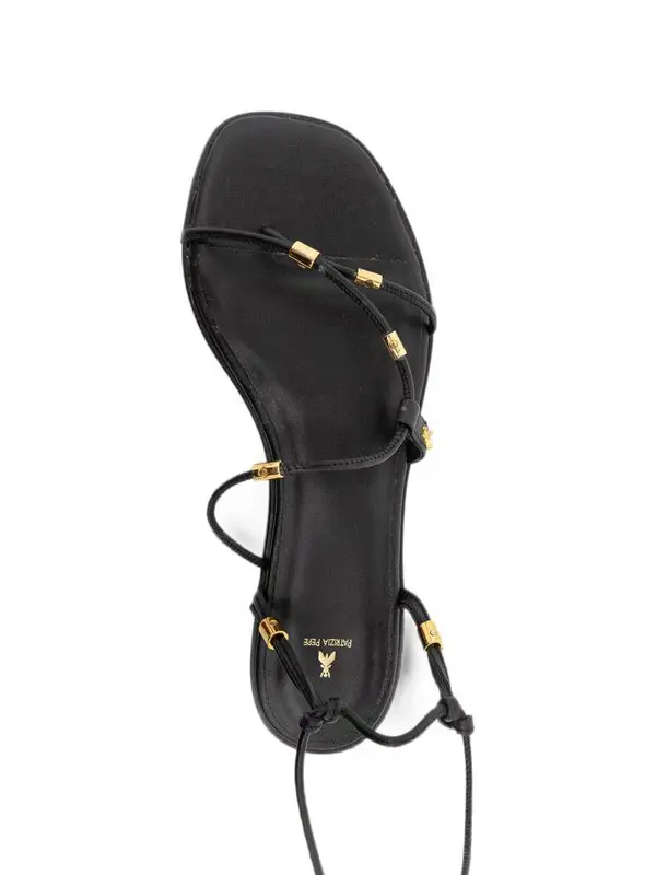 Patrizia Pepe Wrap-around Fly-motif Sandals