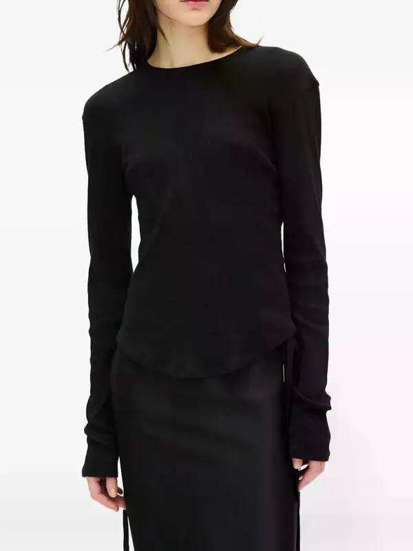 ANN DEMEULEMEESTER Dot Wrinkled T-shirt
