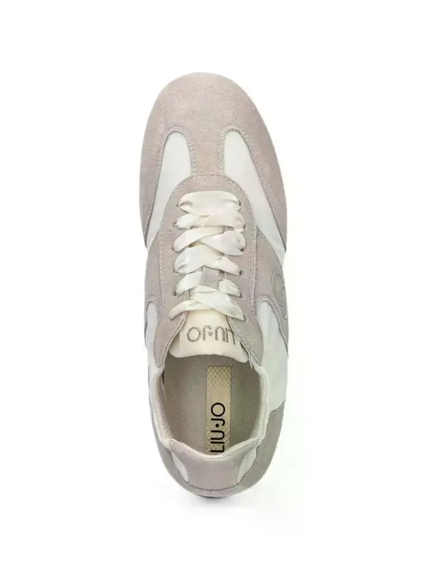 Liu Jo Suede Panelled Logo Patch Sneakers