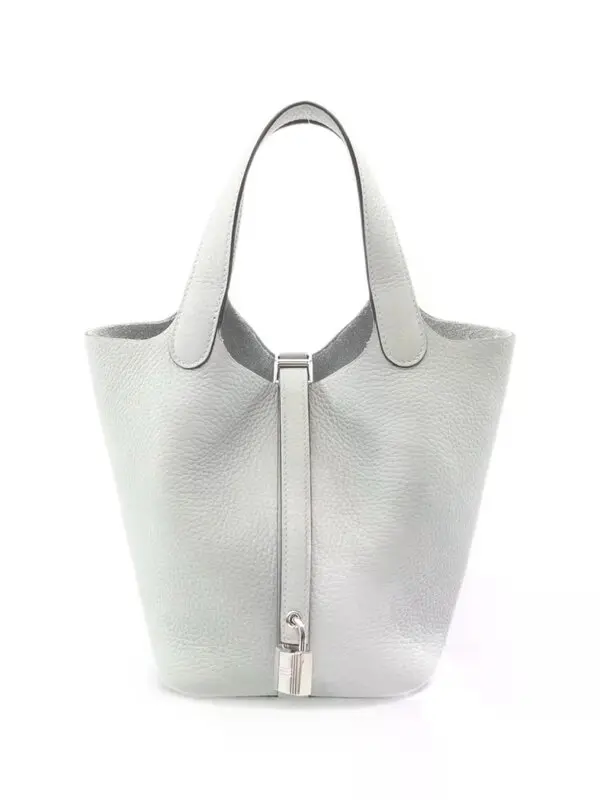 Hermès 2025 Pm Picotan Lock Tote Bag - Grey