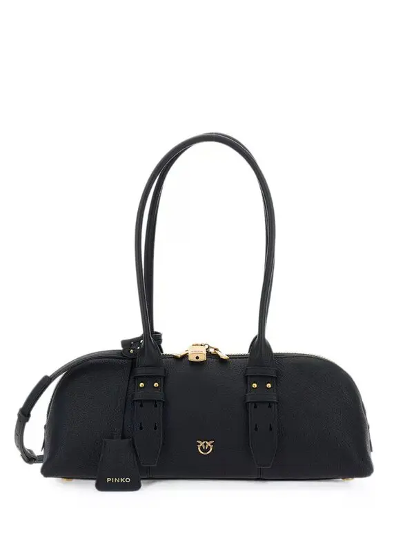 Pinko Large Escape Leather Tote Bag
