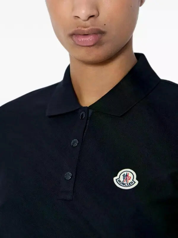 Moncler Logo-patch Piqué Polo Shirt