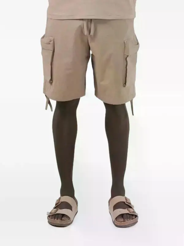 SATTA Drawstring-waistband Cargo Shorts - Neutrals