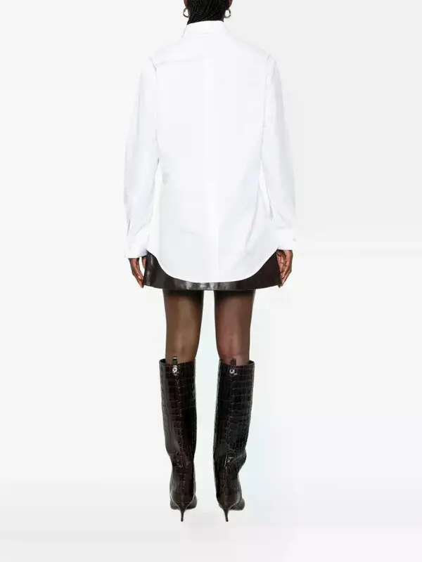 Balenciaga Ruffled-detail Long-sleeve Shirt