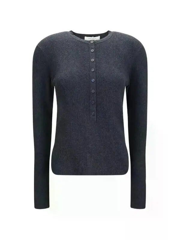 LISA YANG Airi Ribbed-knit Sweater - Grey