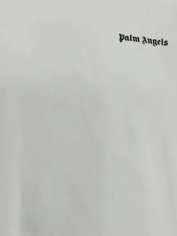 Palm Angels Logo-print Cotton T-shirt - White