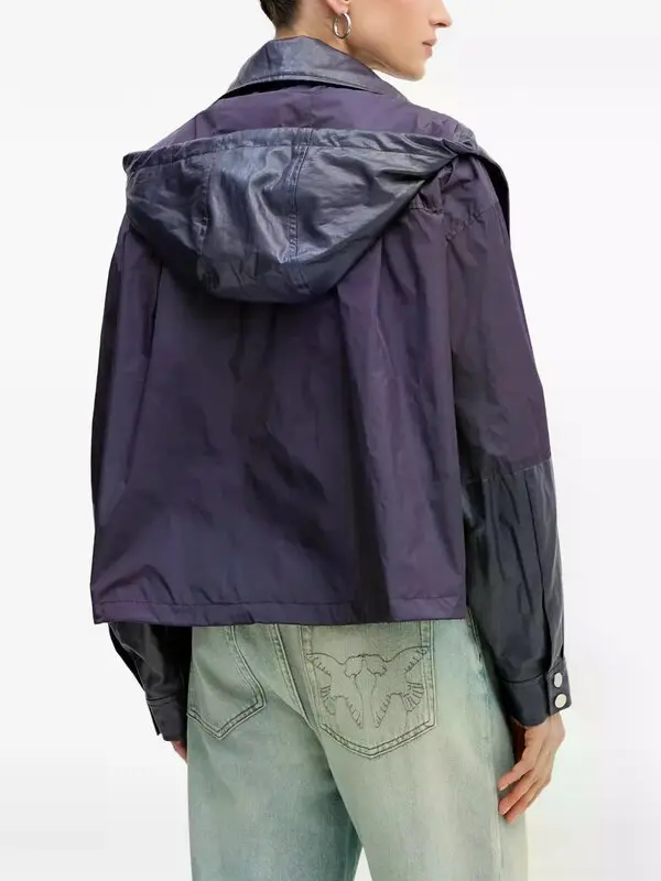 Pinko Hooded Panelled Jacket