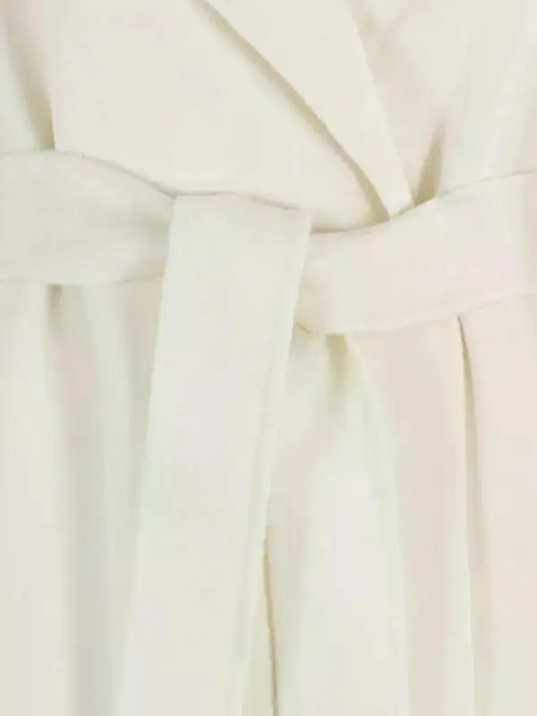 Max Mara Belted-waist Notch-lapel Coat