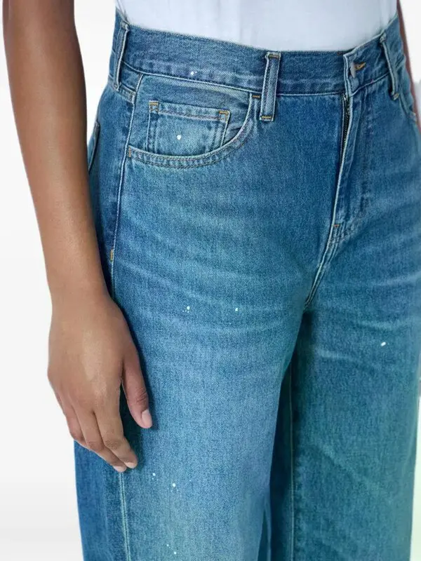 Carhartt Work In Progress Paint-splatter Wide-leg Jeans