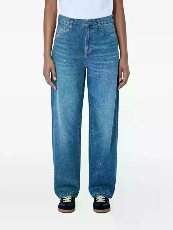Carhartt Work In Progress Paint Splatter Wide-leg Jeans