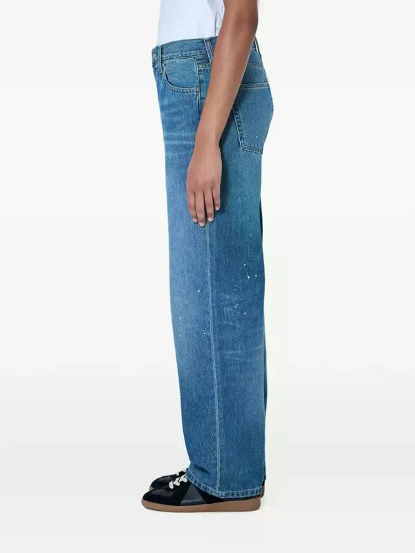Carhartt Work In Progress Paint Splatter Wide-leg Jeans
