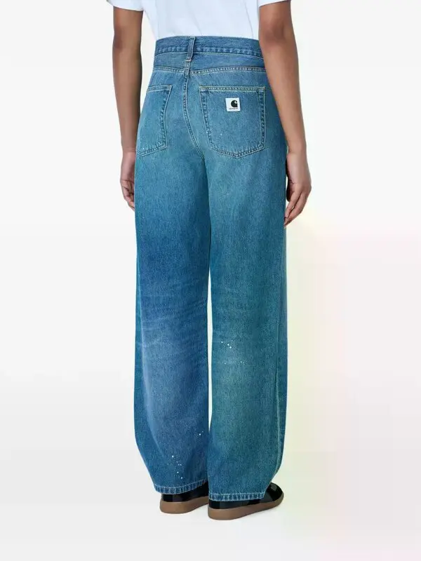 Carhartt Work In Progress Paint Splatter Wide-leg Jeans