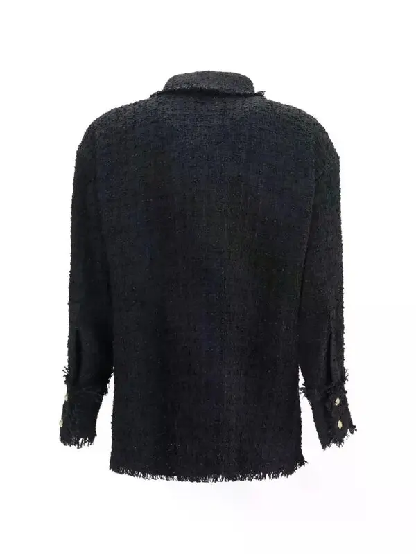 Balmain Fringed Tweed Jacket