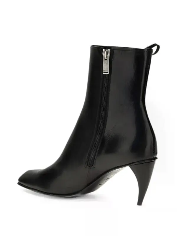 Alexander McQueen Lace-up Leather Ankle Boots
