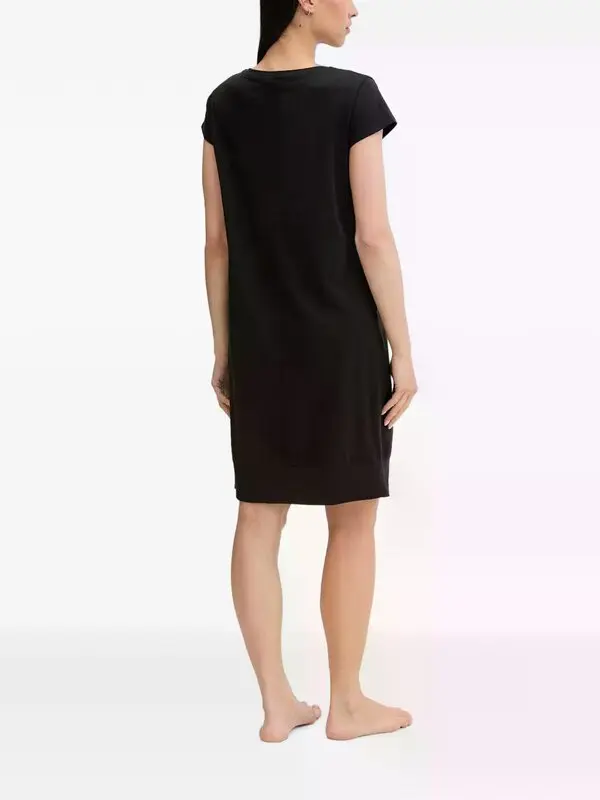 Liu Jo Logo-print Short-sleeve Midi Dress
