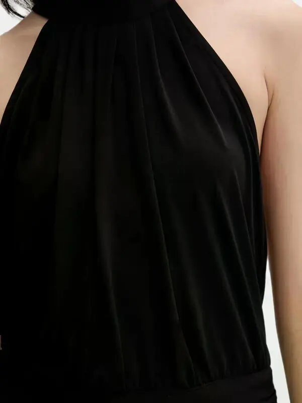 GESTUZ Halterneck Ruched Top