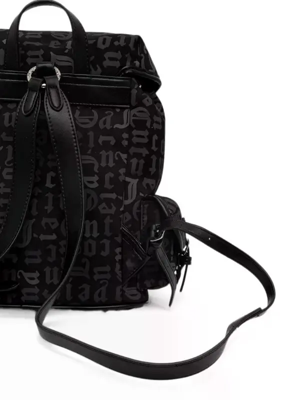 Juicy Couture Carol Monogram Print Backpack With Charm Detail
