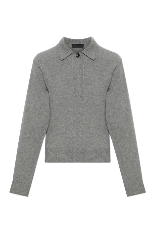 HAIKURE Wool Polo "ash