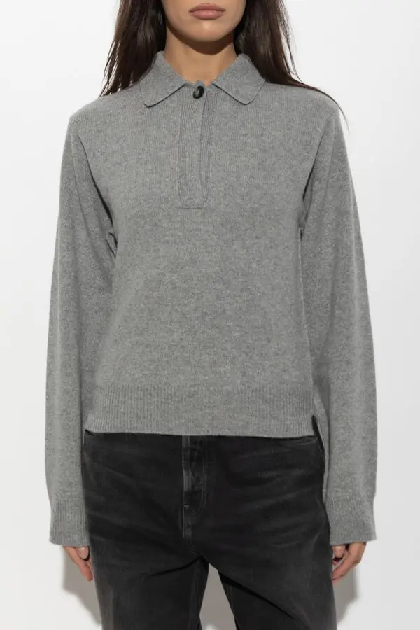 HAIKURE Wool Polo "ash