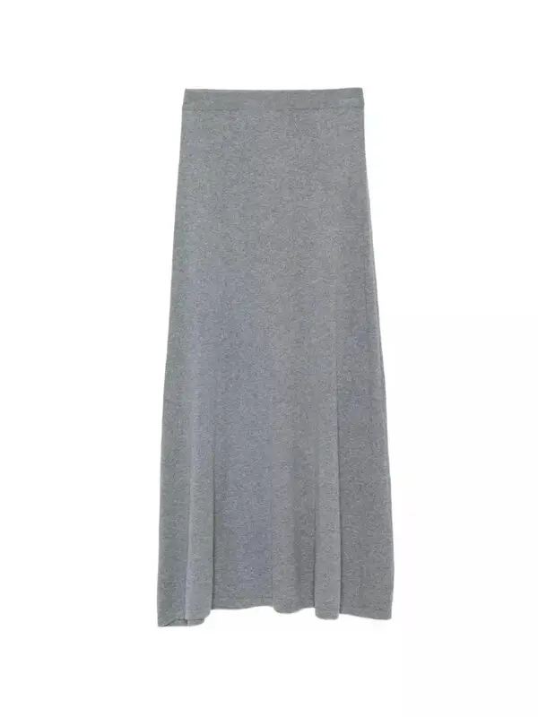 LISA YANG Adrienne Knitted Skirt - Grey