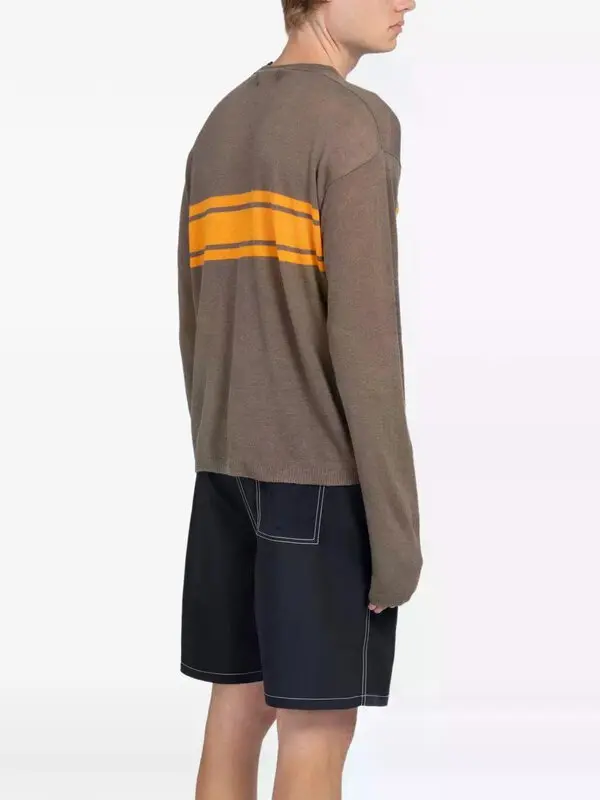 StÜssy Striped Long-sleeve Sweater
